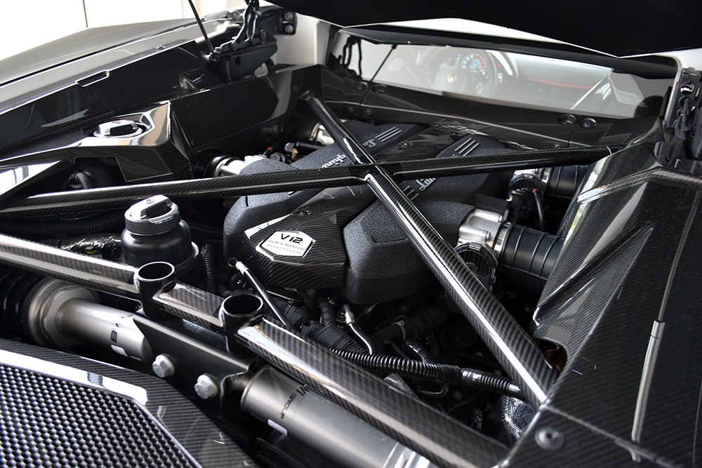 Lamborghini Aventador Engine Side View